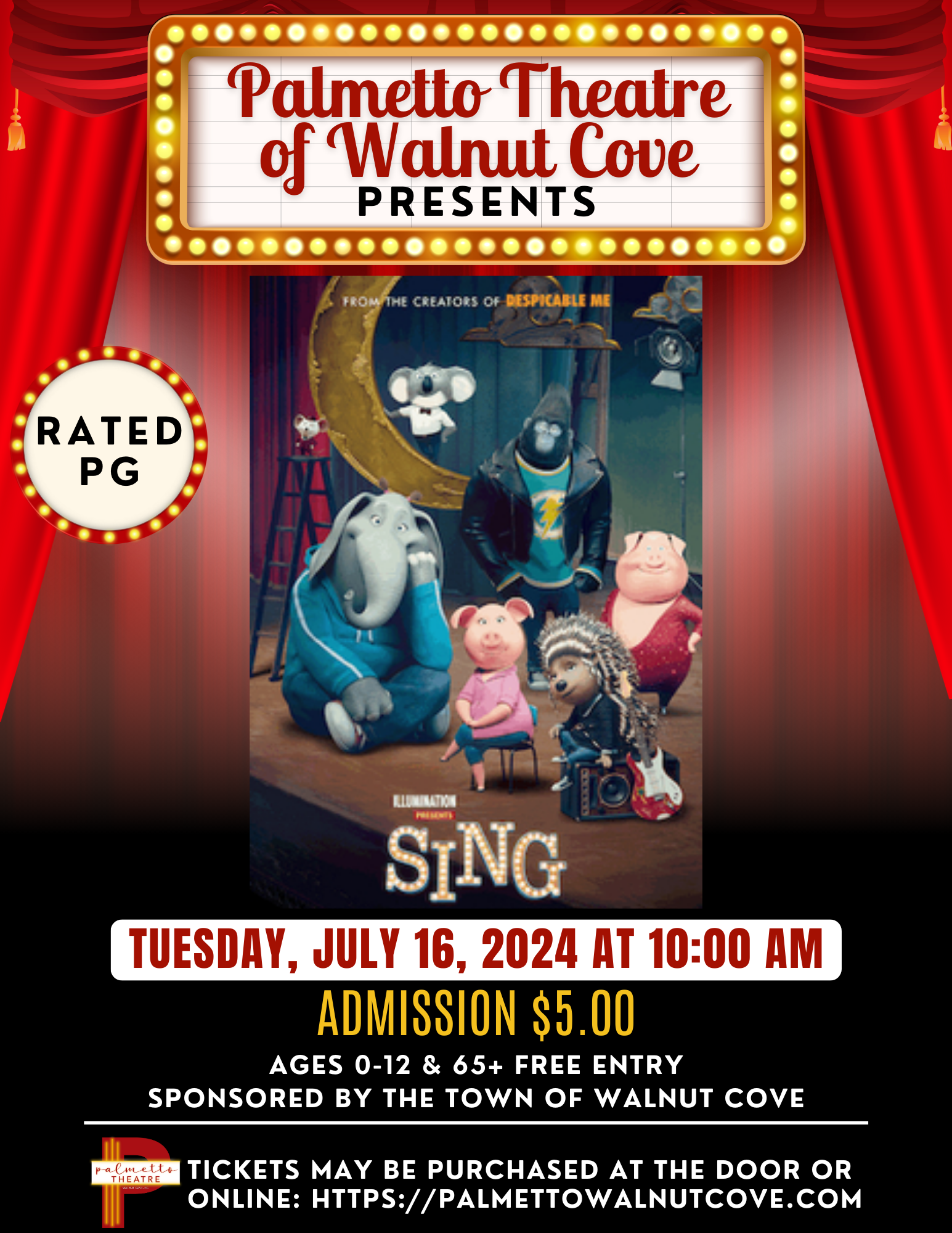 Sing - Palmetto Theatre of Walnut Cove
