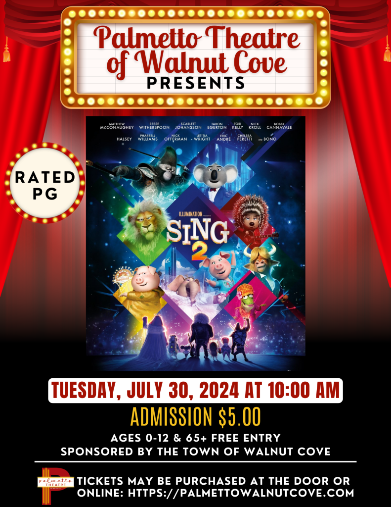 Sing 2 - Palmetto Theatre of Walnut Cove