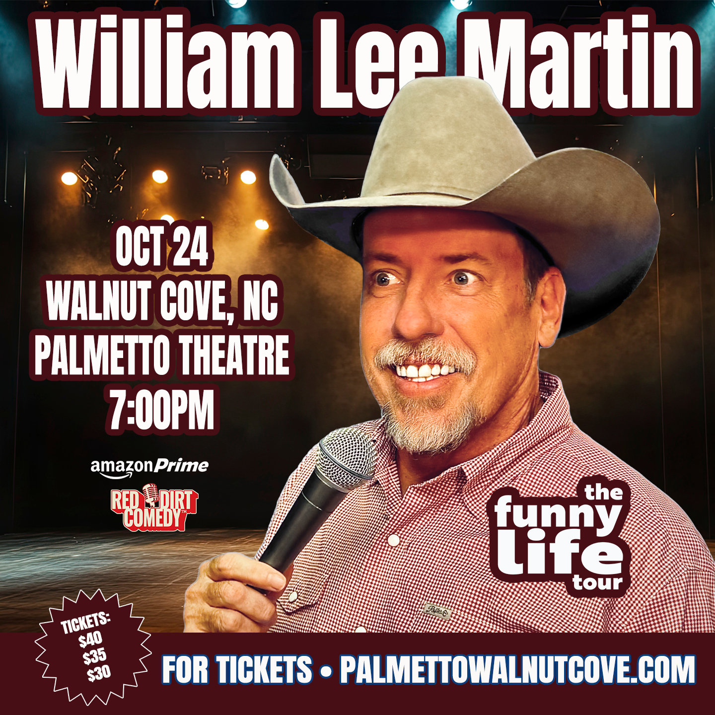 William Lee Martin (Middle of House) - Palmetto Theatre of Walnut Cove